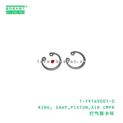 China 1-19169001-0 RING; SNAP,PISTON,AIR CMPR suitable for ISUZU   1191690010 for sale