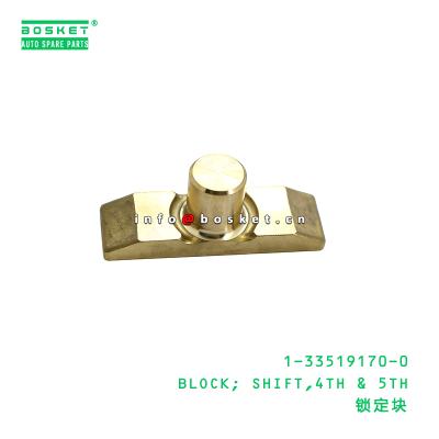 China 1-33519170-0 BLOCK; SHIFT,4TH & 5TH suitable for ISUZU   1335191700 for sale