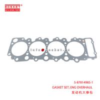 China 5-87814985-1 GASKET SET; ENG OVERHAUL suitable for ISUZU 700P 4HK1 5878149851 for sale