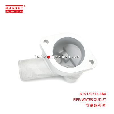 China 8-97139712-ABA PIPE; WATER OUTLET suitable for ISUZU TFR54 4JA1 4JG2 8971397120 for sale