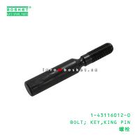 China 1-43116012-0 BOLT; KEY,KING PIN suitable for ISUZU   1431160120 for sale