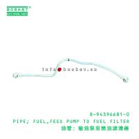 China 8-94396681-0 PIPE; FUEL,FEED PUMP TO FUEL FILTER suitable for ISUZU   8943966810 for sale