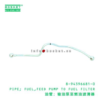 China 8-94396681-0 PIPE; FUEL,FEED PUMP TO FUEL FILTER suitable for ISUZU   8943966810 for sale