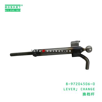 China 8-97204506-0 LEVER; CHANGE suitable for ISUZU   8972045060 for sale