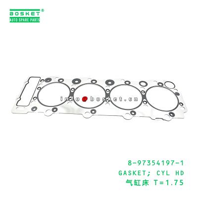 China 8-97354197-1 GASKET; CYL HD suitable for ISUZU NQR70 4HE1 8973541971 for sale