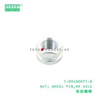 China 1-09400071-0 NUT; WHEEL PIN,RR AXLE suitable for ISUZU CXZ81K VC46 700P 10PE1 6UZ1 6WF1 4HK1 1094000710 for sale