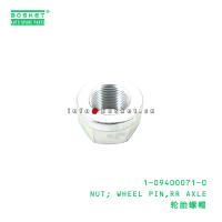 China 1-09400071-0 NUT; WHEEL PIN,RR AXLE suitable for ISUZU CXZ81K VC46 700P 10PE1 6UZ1 6WF1 4HK1 1094000710 for sale