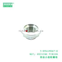 China 1-09449067-0 NUT; DRIVING PINION suitable for ISUZU CXZ81K 10PE1 1094490670 for sale