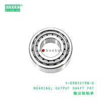 China 1-09812198-0 BEARING; OUTPUT SHAFT FRT suitable for ISUZU CYZ51K VC46 10PE1 6UZ1 6WF1 1098121980 for sale