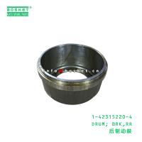 China 1-42315220-4 DRUM; BRK,RR suitable for ISUZU FTR33  6HH1 6HK1 1423152204 for sale