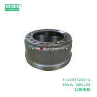 China 1-42315220-4 DRUM; BRK,RR suitable for ISUZU FTR33  6HH1 6HK1 1423152204 for sale