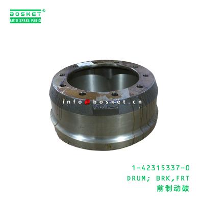 China 1-42315337-0 DRUM; BRK,FRT suitable for ISUZU CXZ81K 10PE1 1423153370 for sale