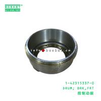 China 1-42315337-0 DRUM; BRK,FRT suitable for ISUZU CXZ81K 10PE1 1423153370 for sale