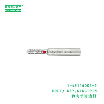 China 1-43116002-2 BOLT; KEY,KING PIN suitable for ISUZU CXZ81 10PE1 1431160022 for sale
