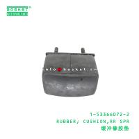 China 1-53366072-2 RUBBER; CUSHION,RR SPR suitable for ISUZU CXZ81 10PE1 1533660722 for sale