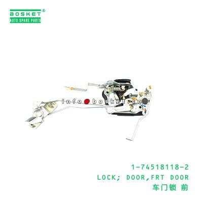 China 1-74518118-2 LOCK; DOOR,FRT DOOR suitable for ISUZU CXZ81 10PE1 1745181182 for sale