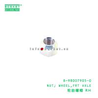 China 8-98007905-0 NUT; WHEEL,FRT AXLE suitable for ISUZU NKR55 FRT RR 4JB1 8980079050 for sale