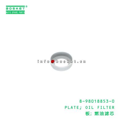 China 8-98018853-0 PLATE; OIL FILTER suitable for ISUZU   8980188530 for sale