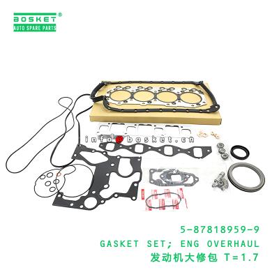 China 5-87818959-9 GASKET SET; ENG OVERHAUL suitable for ISUZU NKR55 4JB1 5878189599 for sale