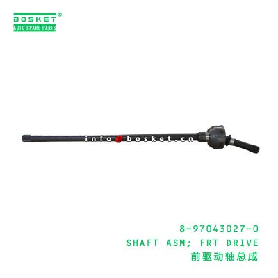 China 8-97043027-0 SHAFT ASM; FRT DRIVE suitable for ISUZU NPS  8970430270 for sale