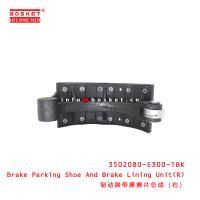 China 3502080-E300-TBK Brake Parking Shoe And Brake Lining Unit(R) suitable for JAC N80 N90 for sale
