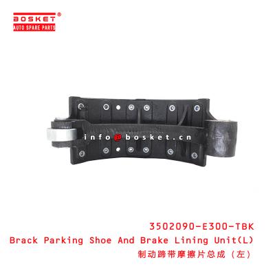 China 3502090-E300-TBK Brack Parking Shoe And Brake Lining Unit(L) suitable for JAC N80 N90 for sale