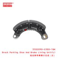 China 3502090-E300-TBK Brack Parking Shoe And Brake Lining Unit(L) suitable for JAC N80 N90 for sale