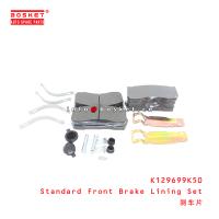 China K129699K50 Standard Front Brake Lining Set suitable for JAC N75 N80 for sale