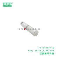 China 1-51361017-0 PIN SHACKLE,RR SPR suitable for ISUZU FVR  1513610170 for sale