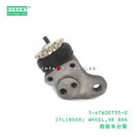 China 1-47600735-0 CYLINDER; WHEEL,RR BRK suitable for ISUZU FSR 1476007350 for sale