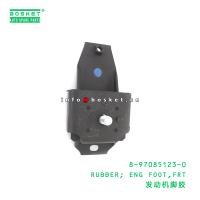 China 8-97085123-0 RUBBER; ENG FOOT,FRT suitable for ISUZU NKR 4JB1 8970851230 for sale