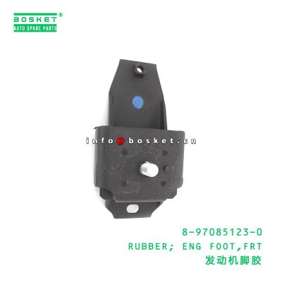 China 8-97085123-0 RUBBER; ENG FOOT,FRT suitable for ISUZU NKR 4JB1 8970851230 for sale
