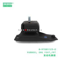 China 8-97085123-0 RUBBER; ENG FOOT,FRT suitable for ISUZU NKR 4JB1 8970851230 for sale