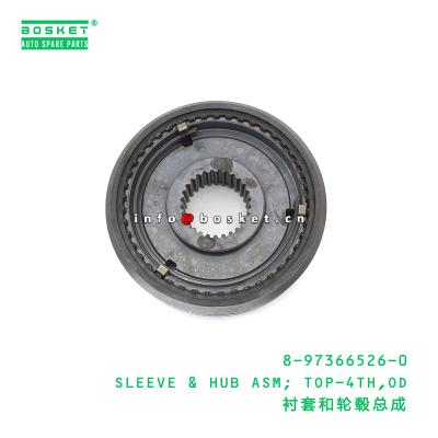 China 8-97366526-0 SLEEVE & HUB ASM; TOP-4TH,OD suitable for ISUZU NHR 4HF1 4HG1 8973665260 for sale