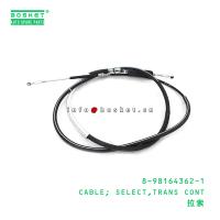 China 8-98164362-1 CABLE; SELECT,TRANS CONT suitable for ISUZU NMR85 8981643621 for sale