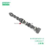 China 8-97287657-2 Camshaft for ISUZU NKR TFR NHR 4JH1 4JB1 Engine Replacement Part for sale