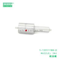 China 1-15311180-0 NOZZLE; INJ suitable for ISUZU CXZ81 10PE1 10PD1 1153111800 for sale