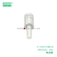 China 1-15311180-0 NOZZLE; INJ suitable for ISUZU CXZ81 10PE1 10PD1 1153111800 for sale