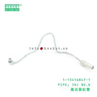 China 1-15416847-1 PIPE; INJ NO.6 suitable for ISUZU CXZ 1154168471 for sale