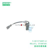 China 1-81171097-2 RELAY; STARTER suitable for ISUZU CYZ 6WF1 1811710972 for sale
