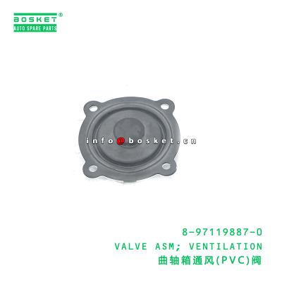 China 8-97119887-0 VALVE ASM; VENTILATION suitable for ISUZU NKR77 4JH1 8971198870 for sale