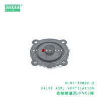 China 8-97119887-0 VALVE ASM; VENTILATION suitable for ISUZU NKR77 4JH1 8971198870 for sale