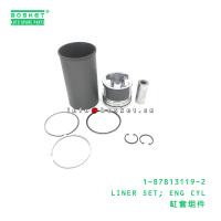 China 1-87813119-2 LINER SET; ENG CYL suitable for ISUZU NPR 700P 4HK1 1878131192 for sale