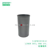 China 1-87813119-2 LINER SET; ENG CYL suitable for ISUZU NPR 700P 4HK1 1878131192 for sale