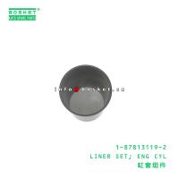 China 1-87813119-2 LINER SET; ENG CYL suitable for ISUZU NPR 700P 4HK1 1878131192 for sale