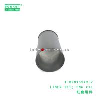 China 1-87813119-2 LINER SET; ENG CYL suitable for ISUZU NPR 700P 4HK1 1878131192 for sale
