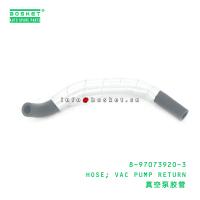 China 8-97073920-3 HOSE; VAC PUMP RETURN suitable for ISUZU NKR 4JB1 4JB1T 4JG2 4JH1 4JH1T 8970739203 for sale