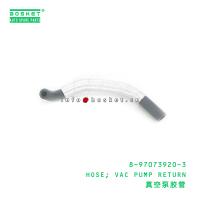 China 8-97073920-3 HOSE; VAC PUMP RETURN suitable for ISUZU NKR 4JB1 4JB1T 4JG2 4JH1 4JH1T 8970739203 for sale