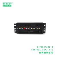 China 8-98034326-3 CONTROL ASM; A/C suitable for ISUZU CYZ51 6WF1 8980343263 for sale