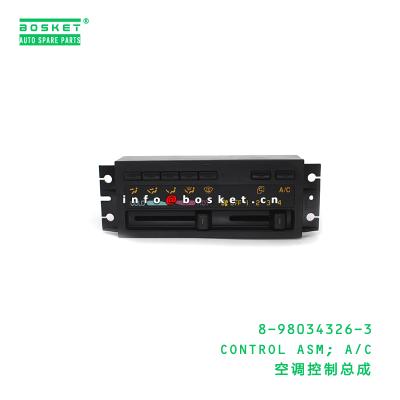 China 8-98034326-3 CONTROL ASM; A/C suitable for ISUZU CYZ51 6WF1 8980343263 for sale